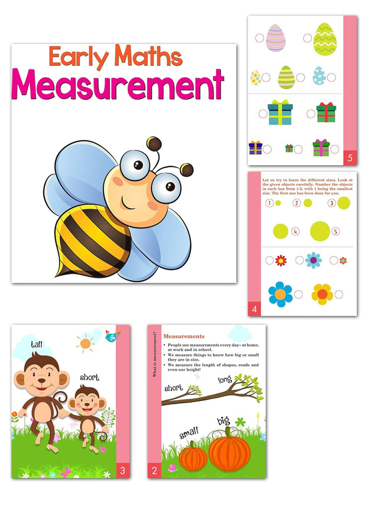 Buy Pegasus Set of 5 Early Maths Learning Books covering Decimals, Fractions, Measuring, Money ...