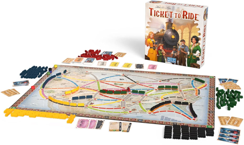 Buy Ticket to Ride Board Game Versions & Expansions Online India – FunCorp