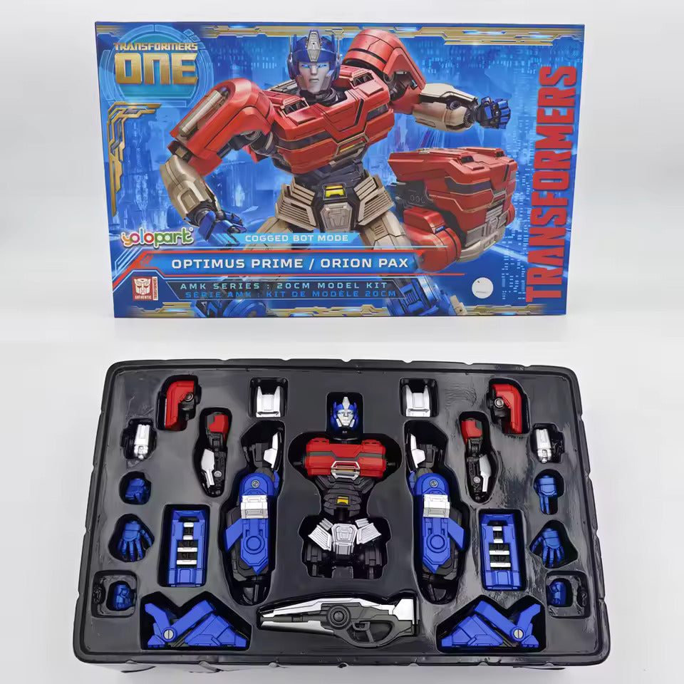 Buy Transformers ONE Optimus Prime Cogged Bot Mode Action Figure Kit ...