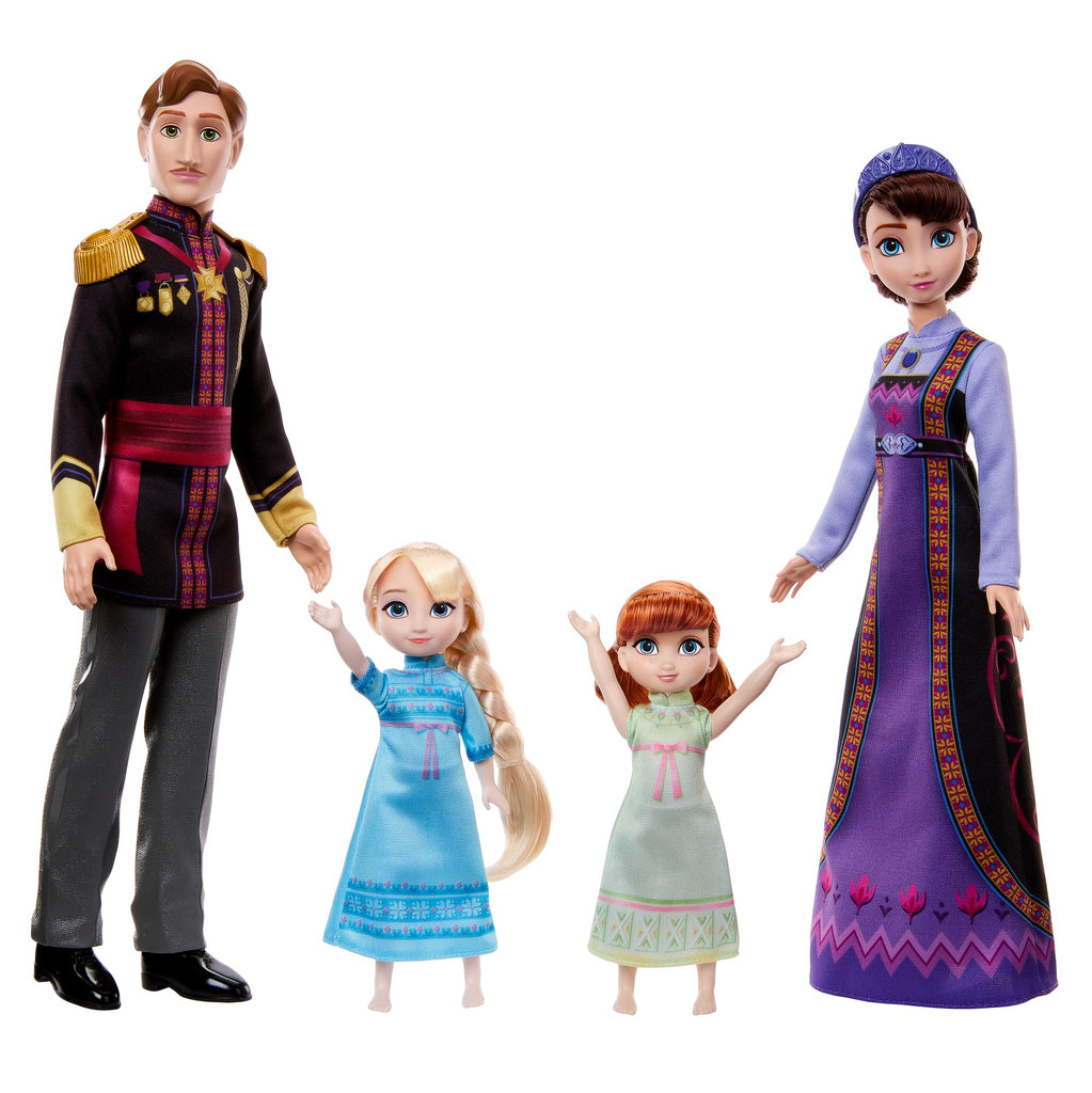 Buy Disney Frozen Family Set with Toddler Anna and Elsa Dolls and Queen ...