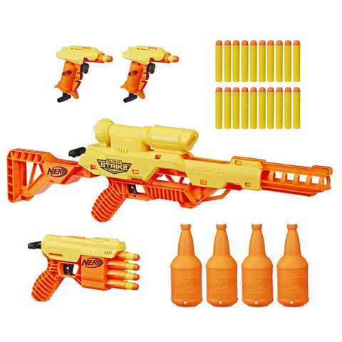 Buy 33-Piece Nerf Alpha Strike Battalion Set -- Includes 4 Blasters, 4 ...
