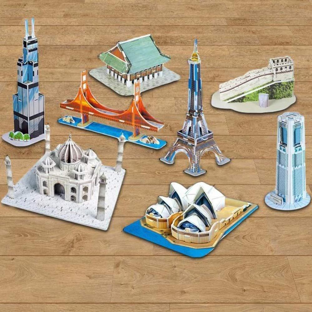 Buy Frank Cubic Fun Mini Architecture Series 2 3D Puzzles Online at ...