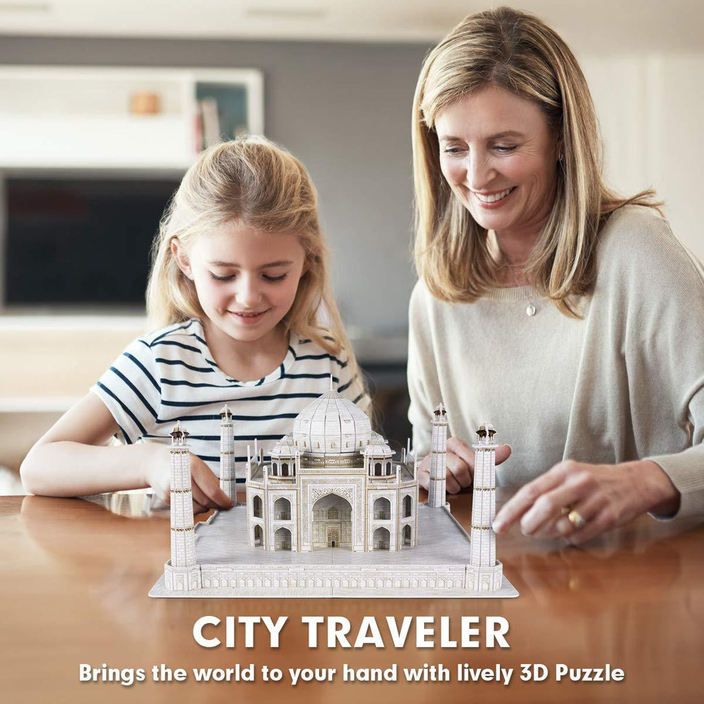 Buy Frank Cubic Fun National Geographic -Taj Mahal 3D Puzzle Online at ...