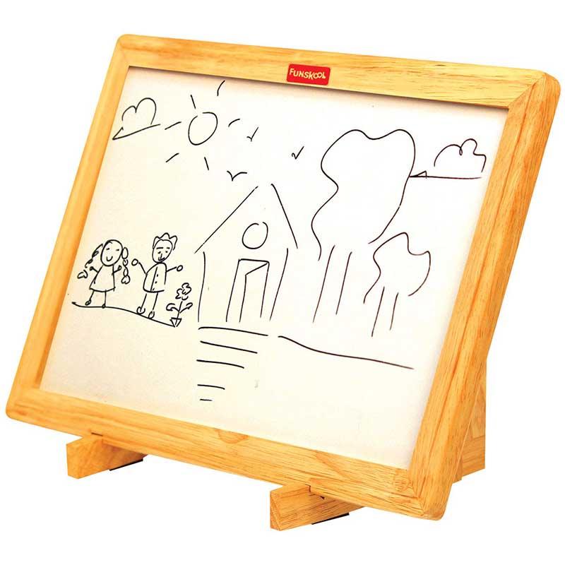 Buy Funskool Giggles Learn & Write 2 in 1 Magnetic & Writing Board ...
