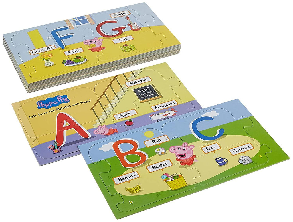 Buy Funskool Peppa Pig Alphabet Floor Puzzle Online at Best Price in ...