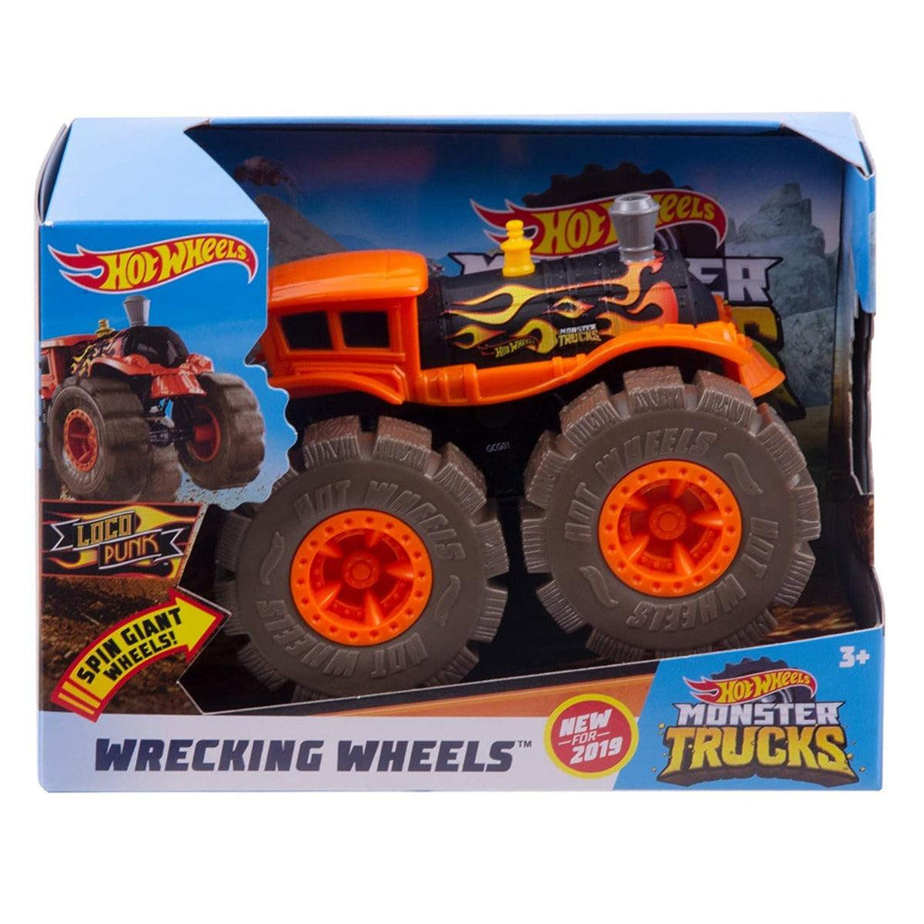 Buy Hot Wheels Monster Trucks 1: 43 Wrecking Wheels - Loco Punk Online ...