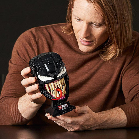 Buy LEGO Marvel Spider-Man Venom Helmet Collectible Building Kit for ...