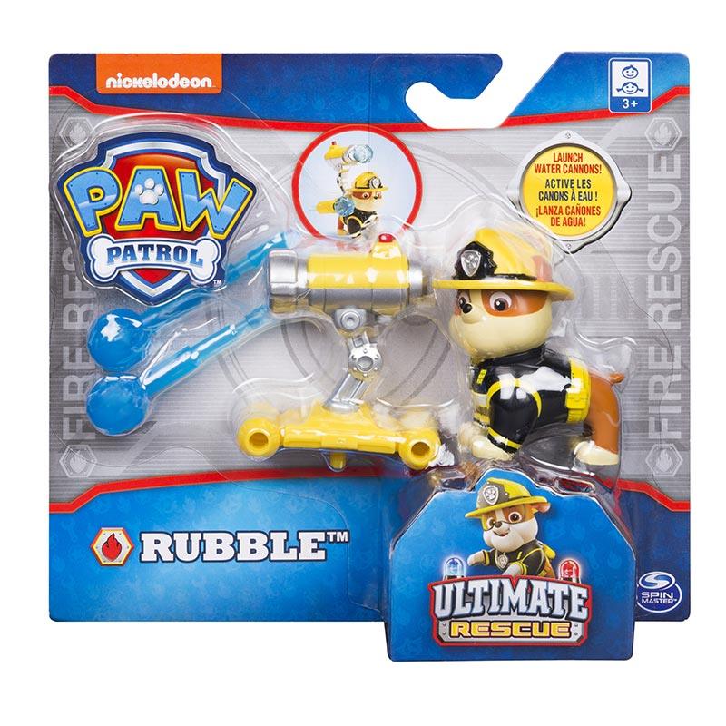 Buy Paw Patrol Ultimate Rescue Water Cannon Rubble Hero Pup Figure ...