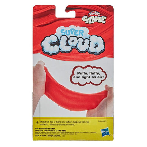 Buy Play-Doh Super Cloud Single Can Of Red Fluffy Slime Compound For ...