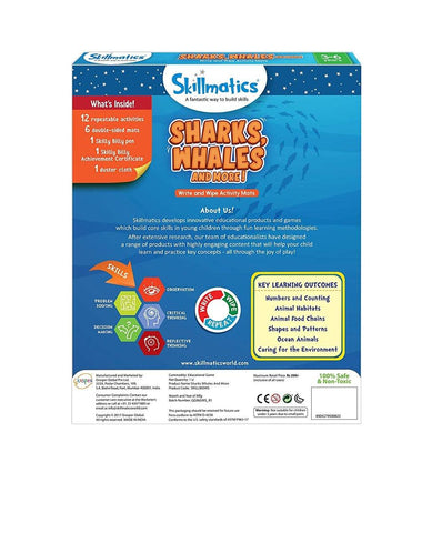 Buy Skillmatics Sharks, Whales & More! - Activity Educational Game for ...
