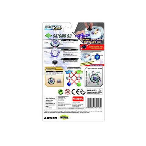 Buy Takaratomy Beyblade Burst Evolution Kinetic Satomb S3 Online at ...