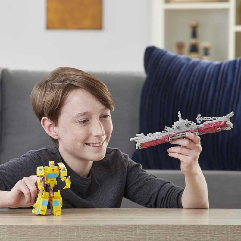 Buy Transformers Toys Cyberverse Spark Armor Bumblebee Action Figure ...